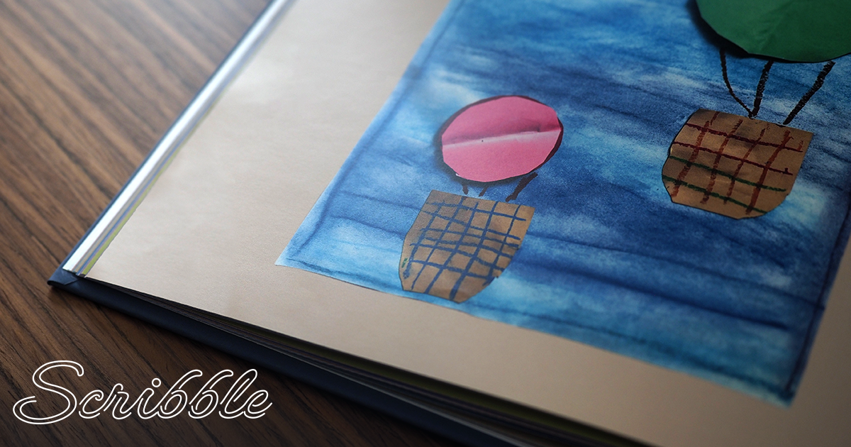 Instant hardcover photo books from children's art | Scribble