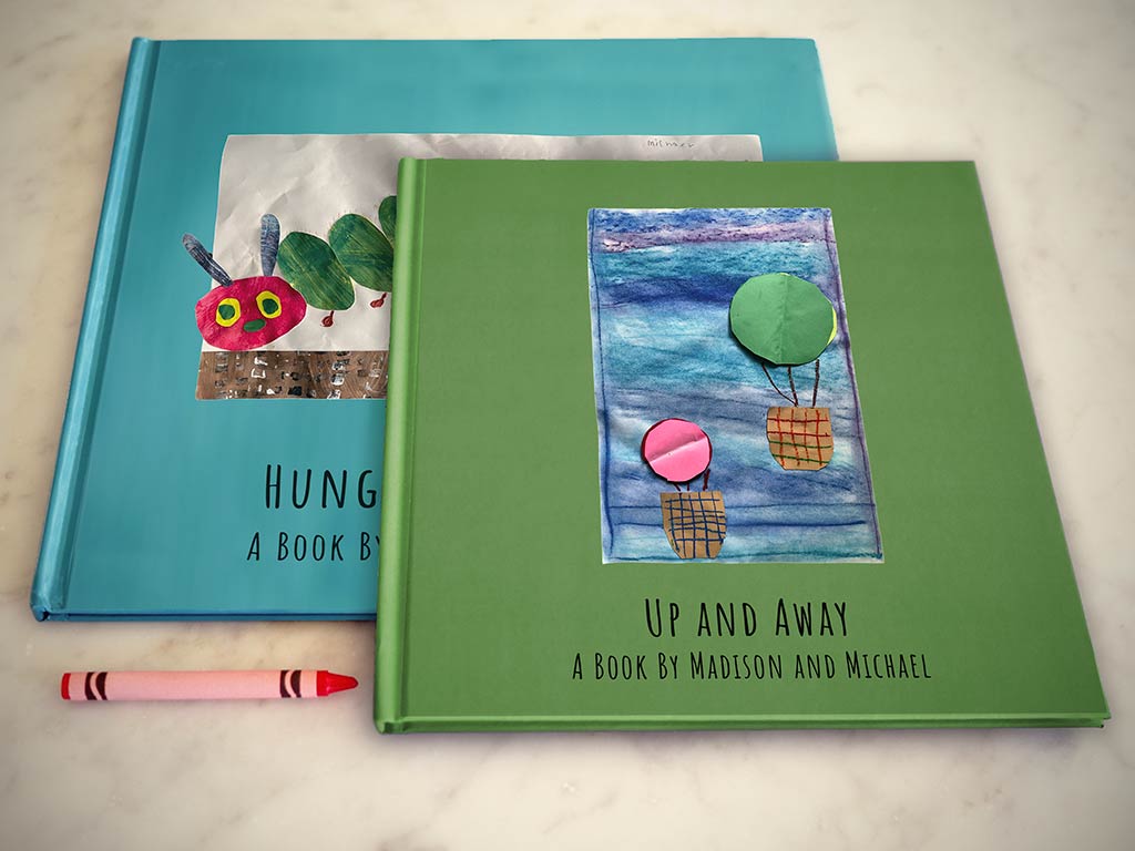 Instant hardcover photo books from children's art | Scribble